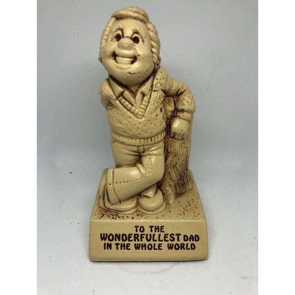 Russ Berrie | Art | 974 Wonderfullest Dad Sillisculpt Statue | Poshmark